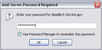 Configuring Thunderbird Mail on Windows | Scientific Data and Computing ...